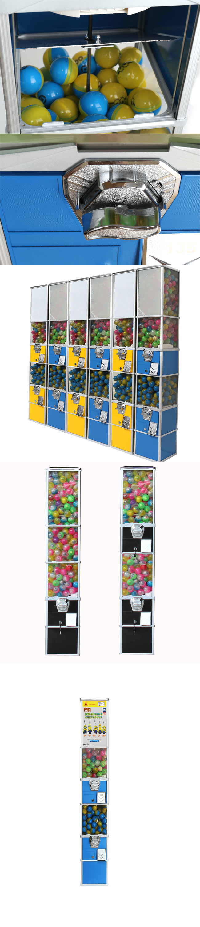 tokens 158cm Tomy Gacha Capsule Vending Machine For Kids