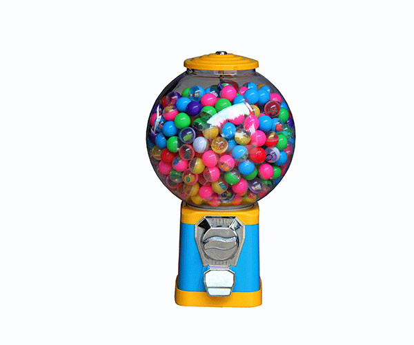 Mini Round Toy Balls Gumball Vending Machine Game Token With CE ...