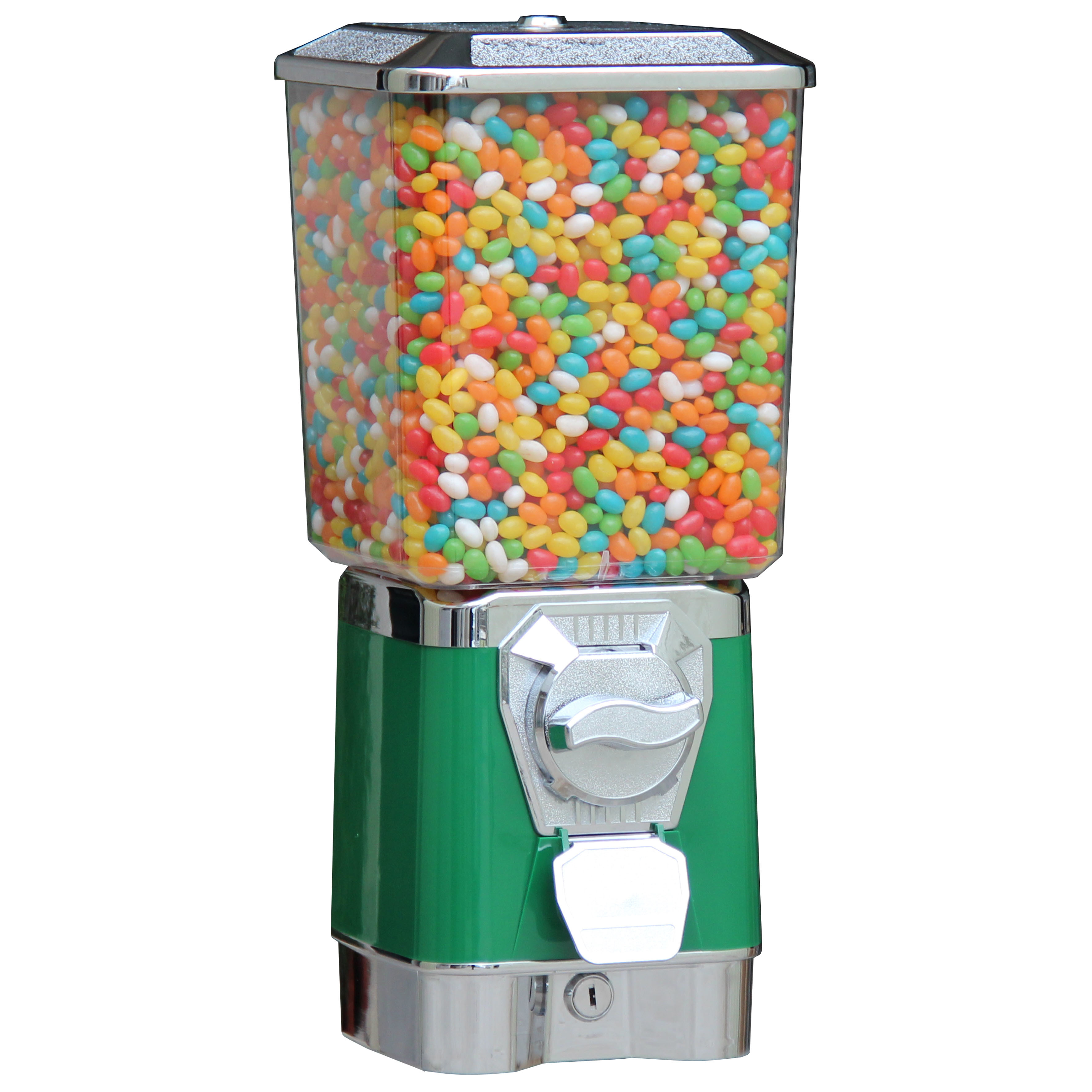 antique gumball vending machine green 3.6kgs 45CM metal for game center