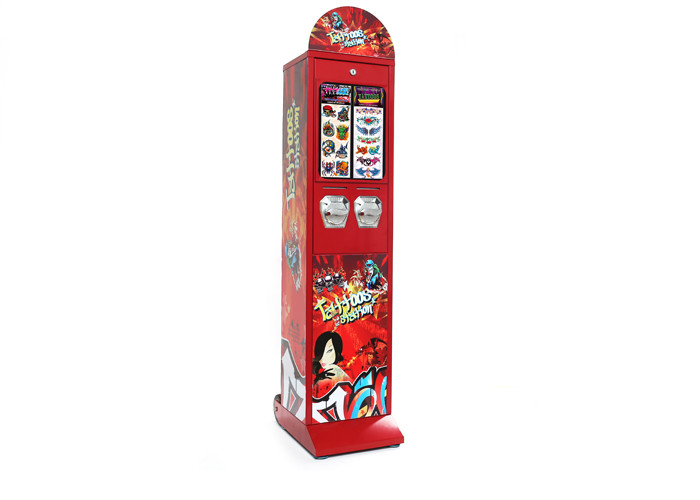 Custom Design tatto vending machine 140cm 26.5kgs easy moving for game ...