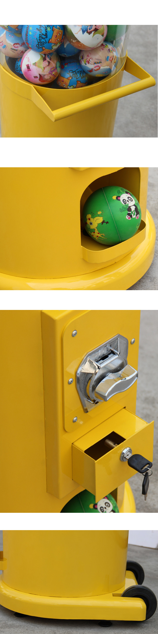 80-120 mm Kids Toy Vending Machine 40*40*116CM With CE Certification